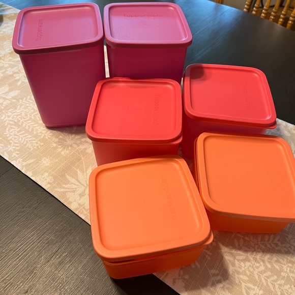 Tupperware | Kitchen | Tupperware Stacking Square Storage Set | Poshmark